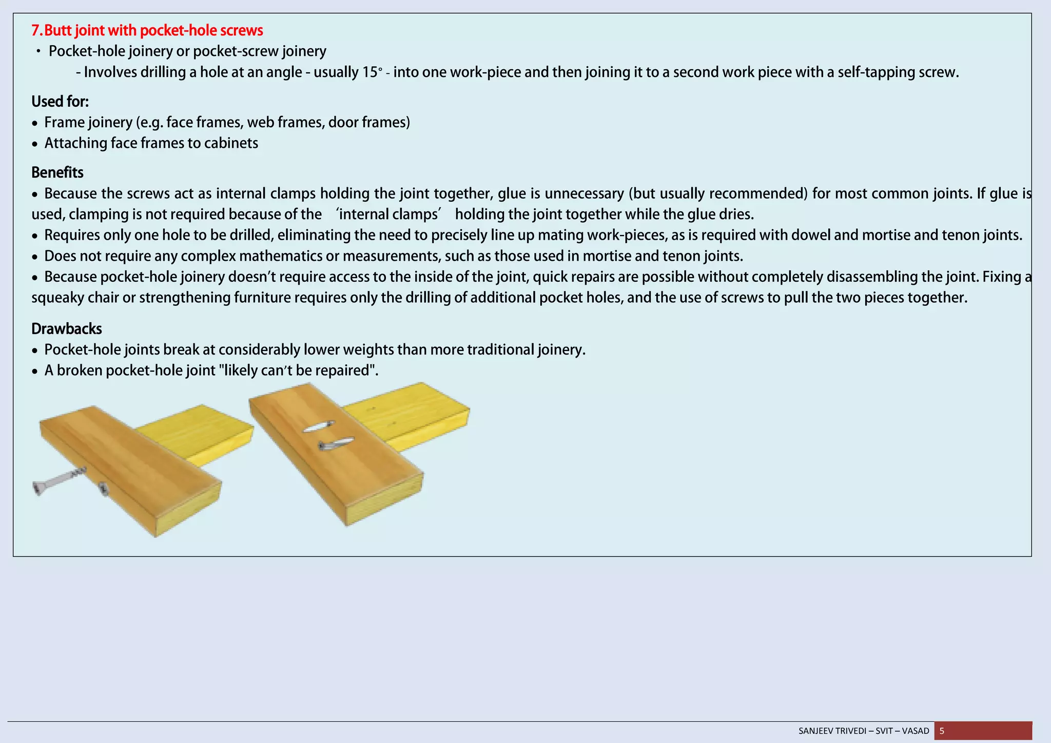 Woodwork Joints | PDF