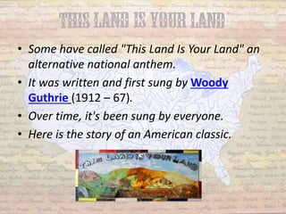 Woody guthrie | PPT