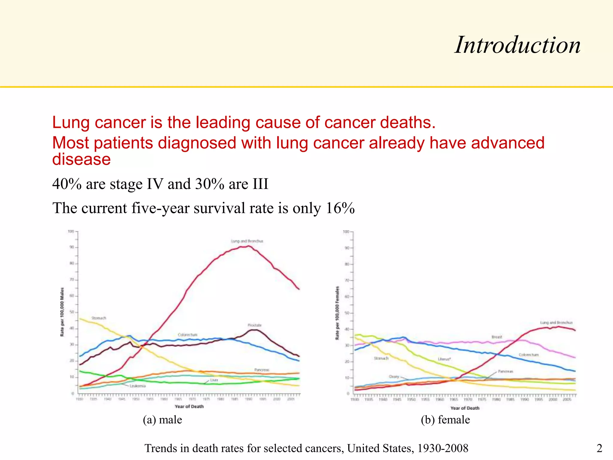Image processing in lung cancer screening and treatment | PPTX