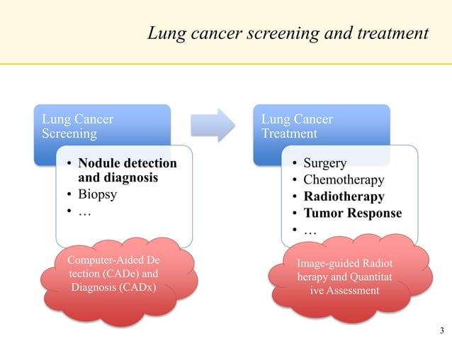 Image processing in lung cancer screening and treatment | PPTX