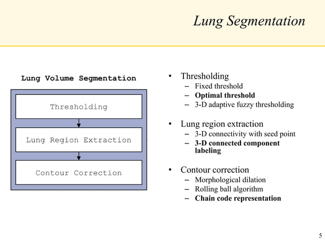 Image processing in lung cancer screening and treatment | PPTX