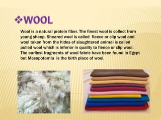 Wool | PPTX | Fashion Trends | Style & Fashion