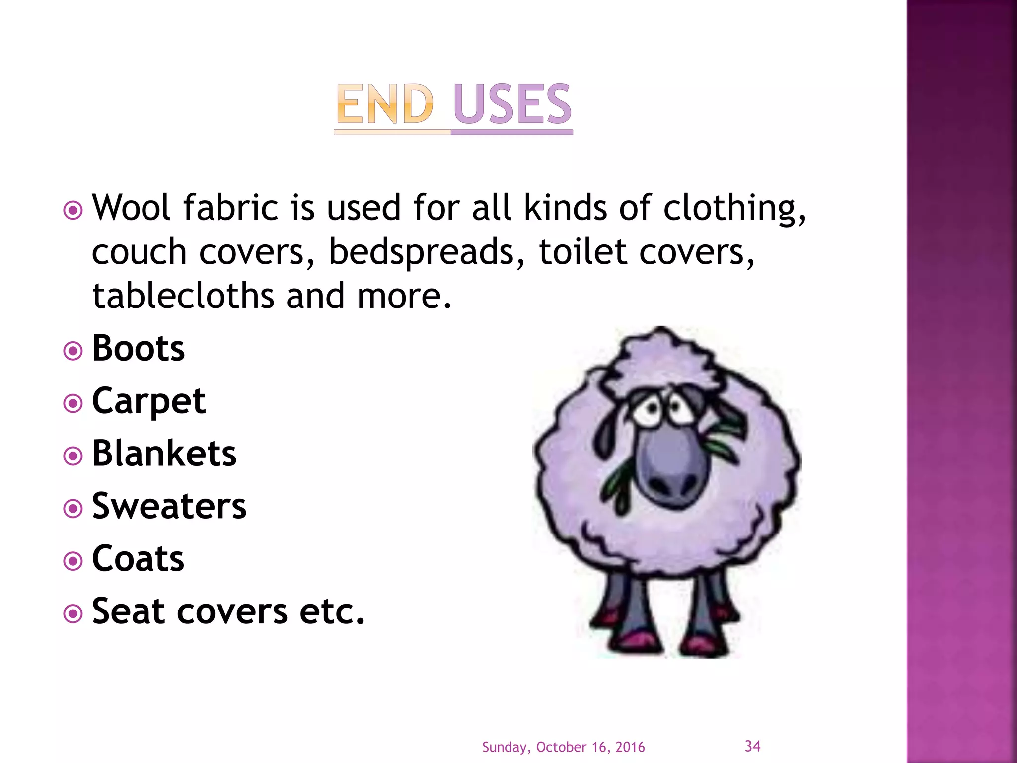 Protein Fiber (Wool) | PPTX