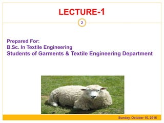 Protein Fiber (Wool) | PPTX