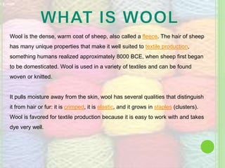 Wool ppt | PPTX