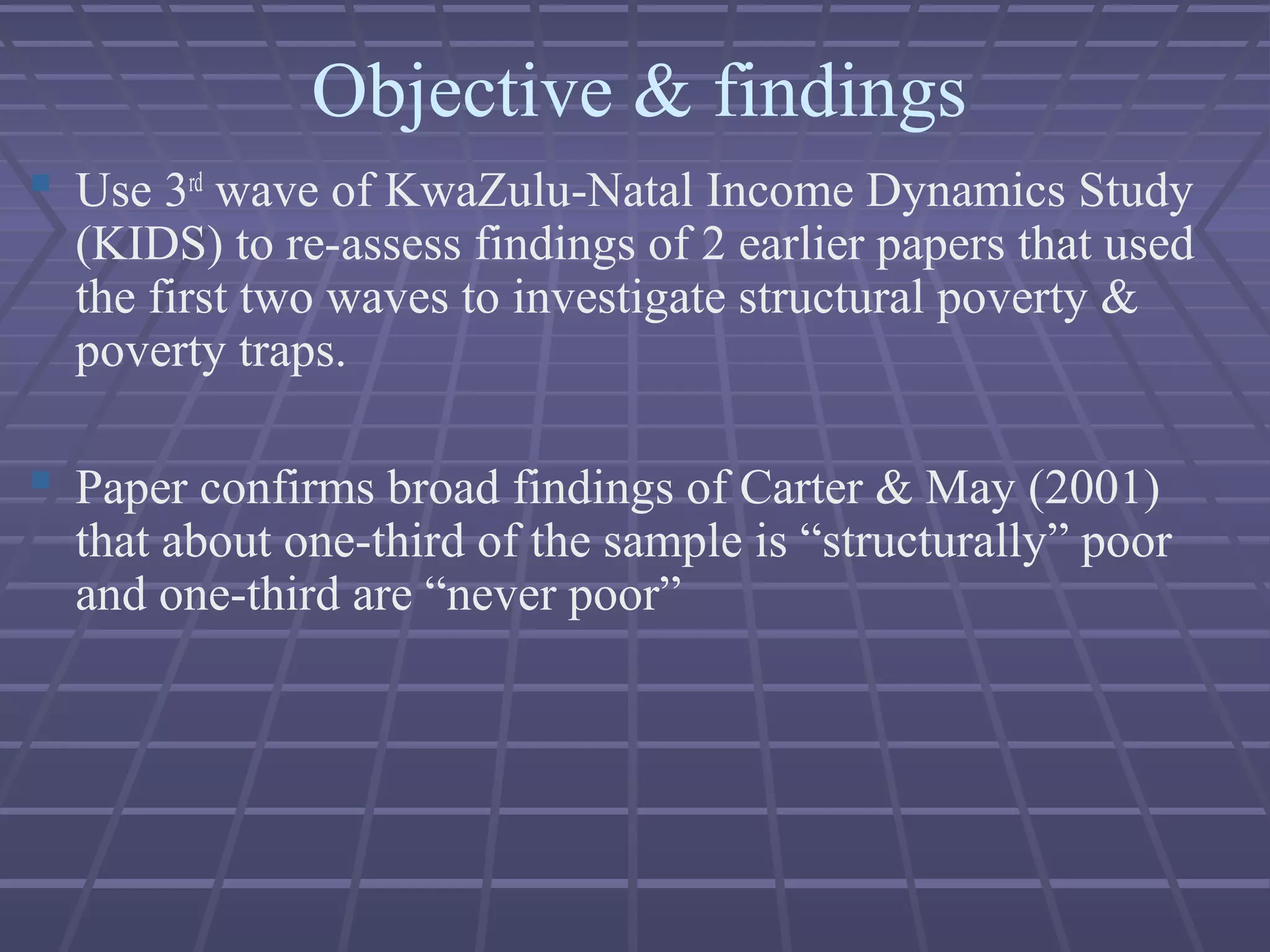 Poverty Traps and Structural Poverty | PPT