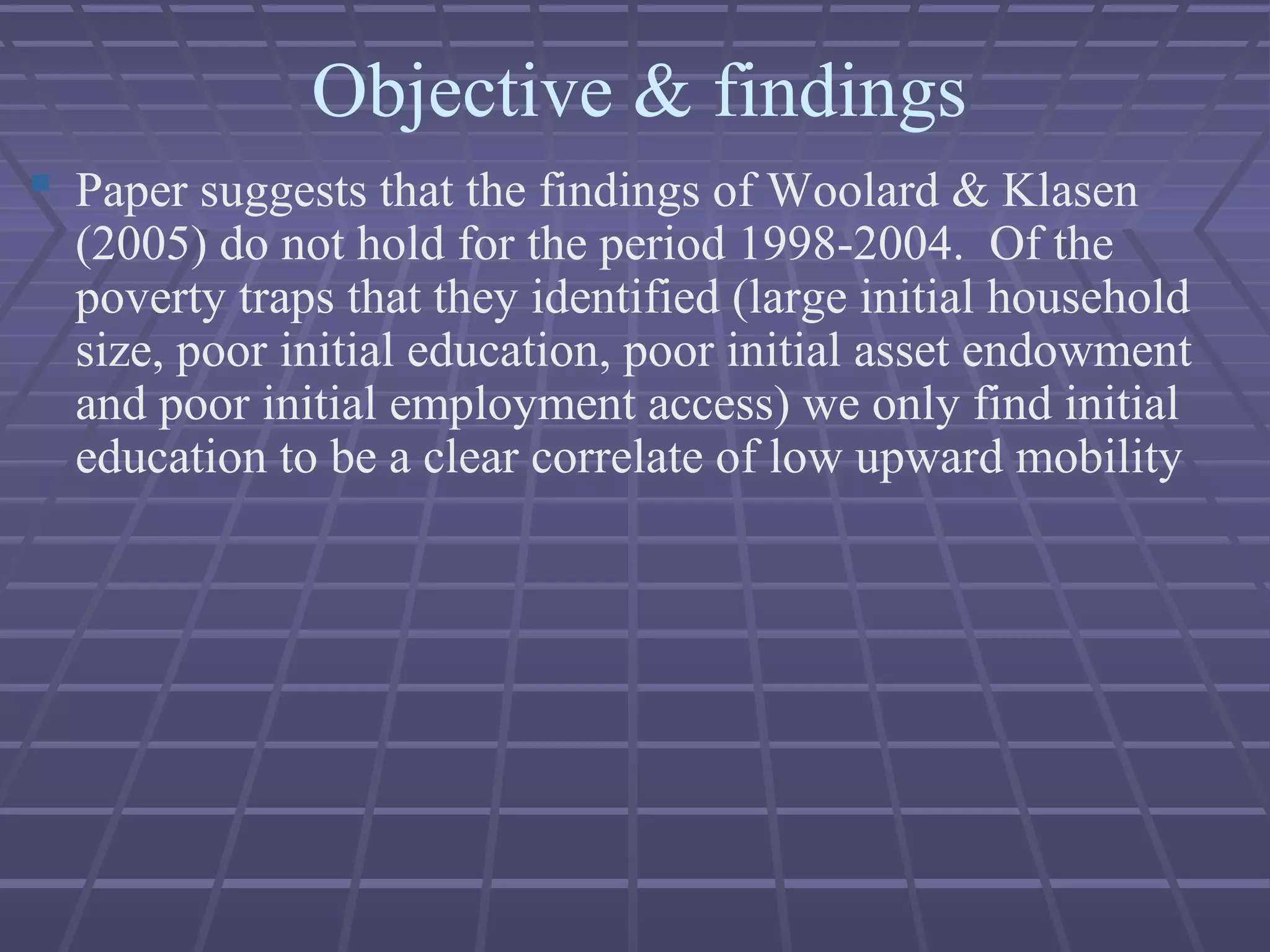 Poverty Traps and Structural Poverty | PPT