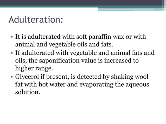 Wool fat | PPTX | Skin Care | Beauty