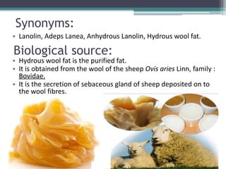 Wool fat | PPT