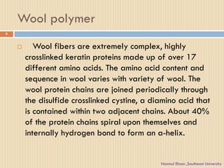 Wool fiber | PPTX