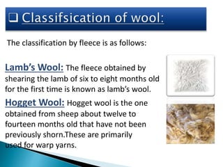 Wool fibre | PPTX