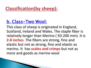 Wool fibre | PPTX