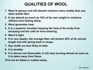 The Wool Introduction along with details | PPT