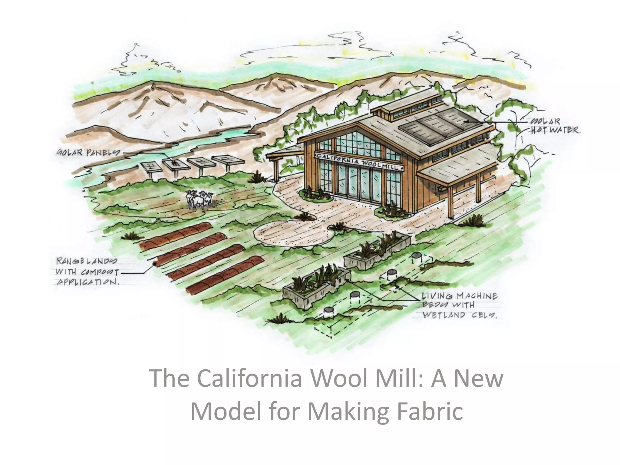 California Wool Mill Feasibility Study | PPTX