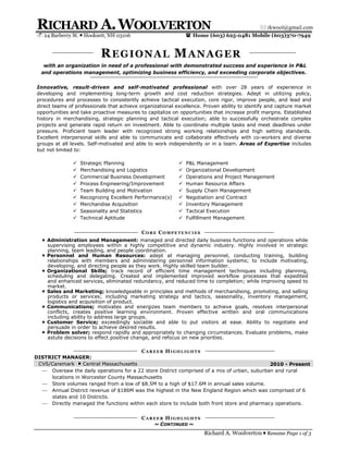 Richard Woolverton Resume | DOCX