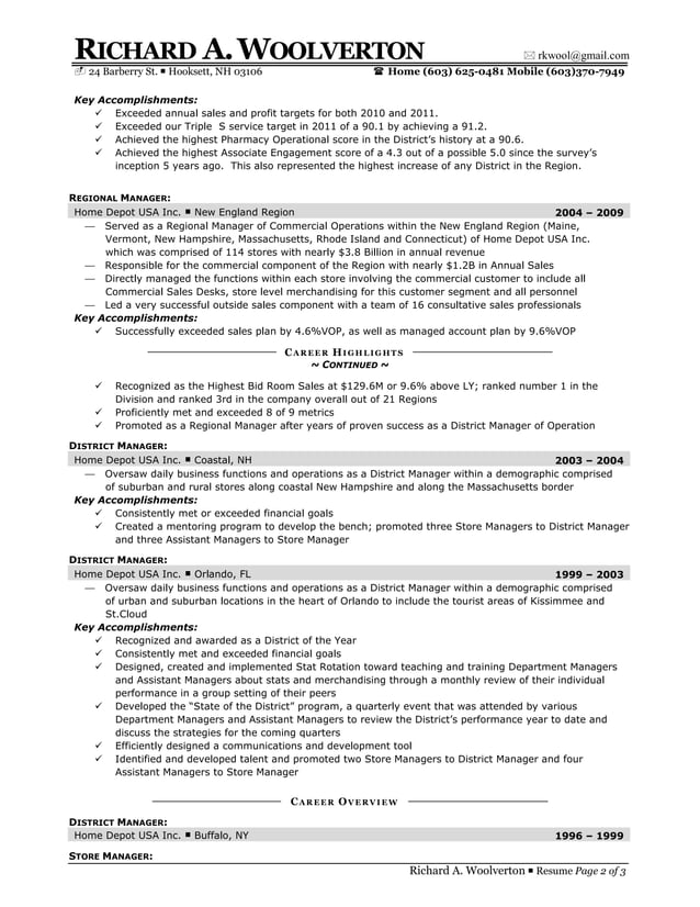 Richard Woolverton Resume | PDF