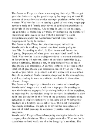 Woolworths’ Corporate Responsibility StrategyThis activity is .docx