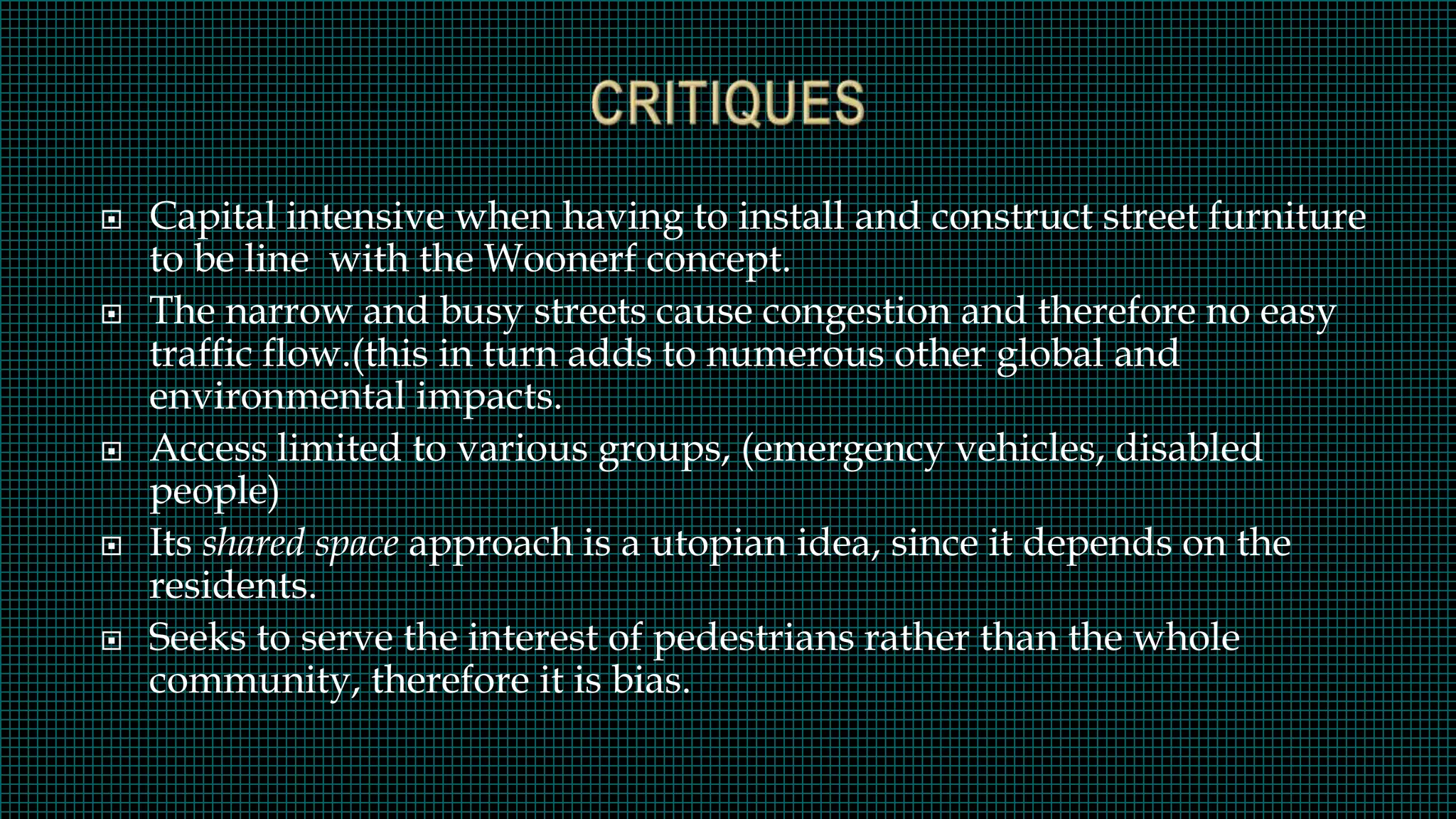 The Woonerf Concept | PPTX