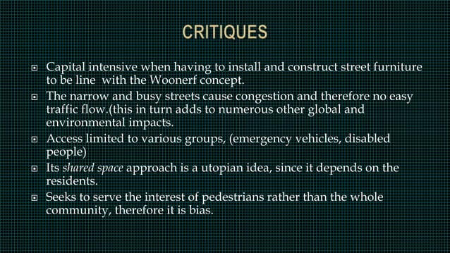 The Woonerf Concept | PPT