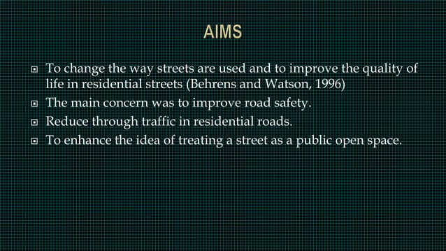 The Woonerf Concept | PPT