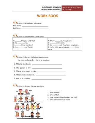 Woork book | PDF