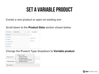 Woo Variable Products | PDF