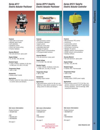 Worcester Controls Industrial Valve and Actuator Catalog 2018 | PDF