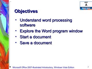 Word 2007 Unit A | PPT