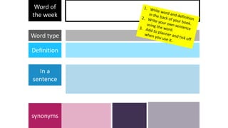 Word of the Week | PPTX