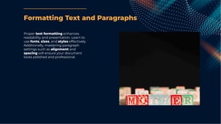Introduction to word | Word for begineers | PDF