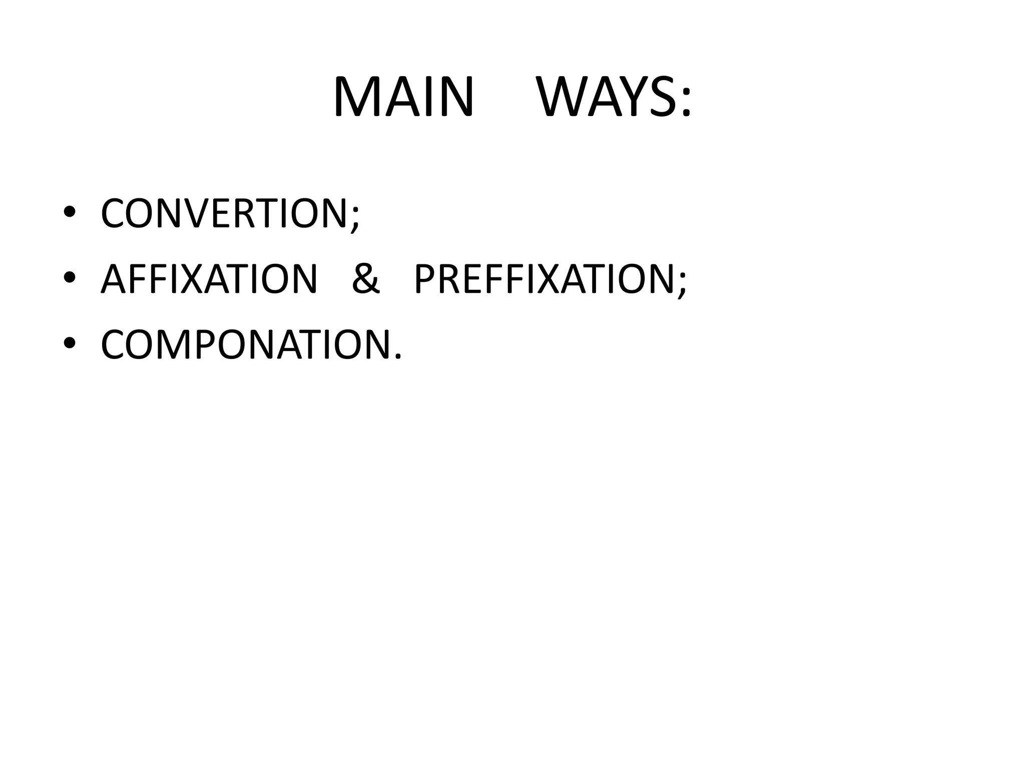 Word building. Nouns. | PPTX