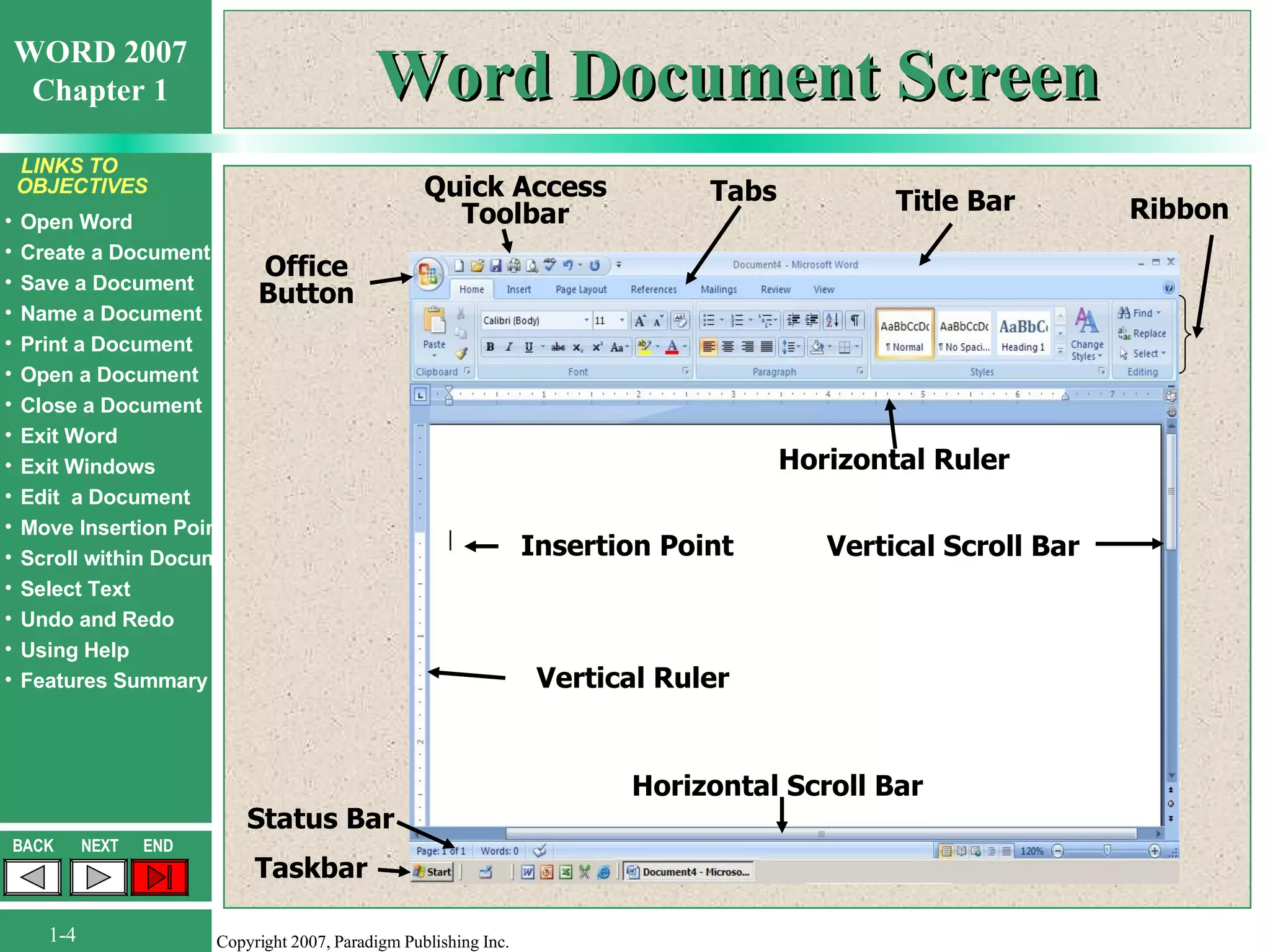 Word Chapter 1 - Preparing Documents | PPT
