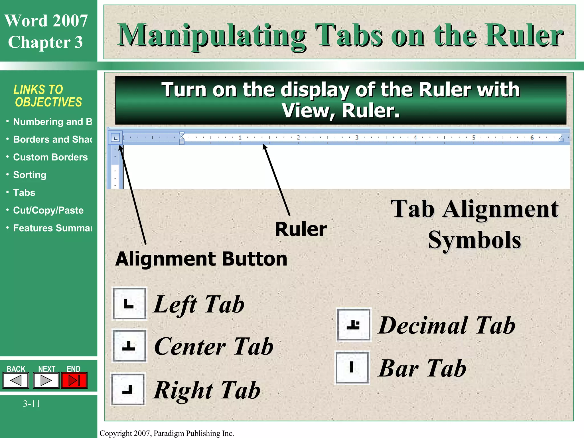 Word Chapter 3 Formatting Paragraphs Ppt Desktop Publishing Computer Software And
