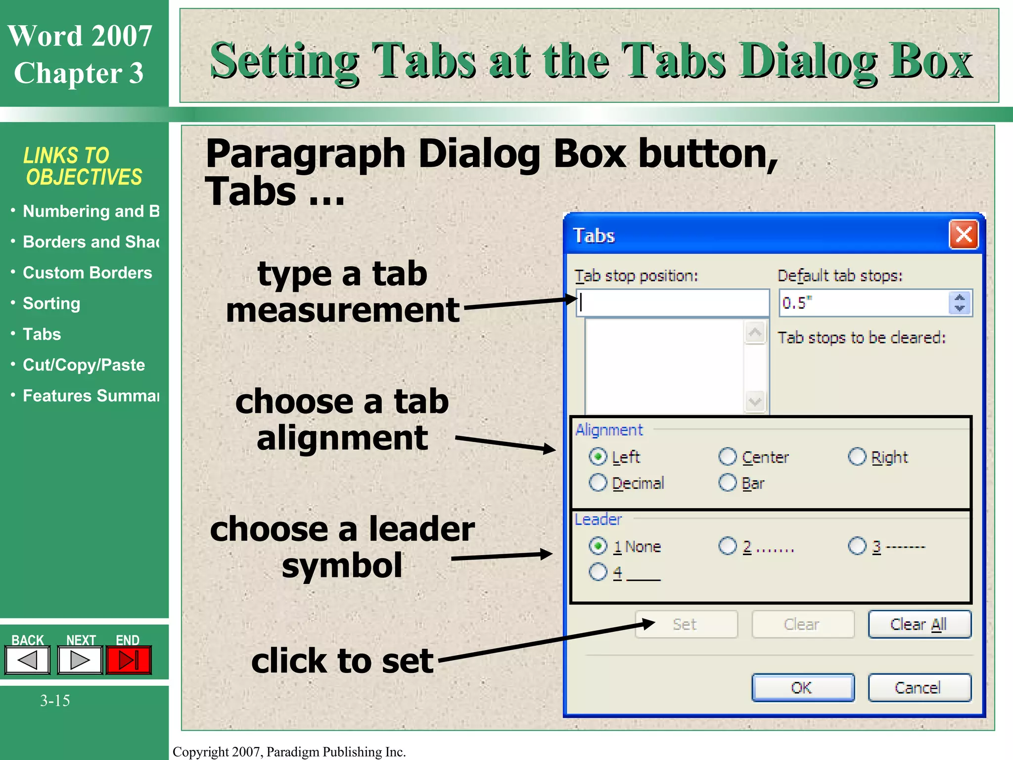 Word Chapter 3 - Formatting Paragraphs | PPT