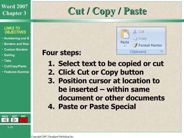 Word Chapter 3 Formatting Paragraphs Ppt Desktop Publishing Computer Software And