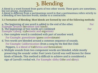 Word-formation-process.pptpptpptpptpptpptppt | PPT