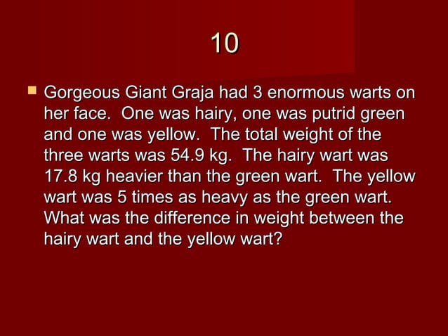 Word problem wednesday[1] | PPT