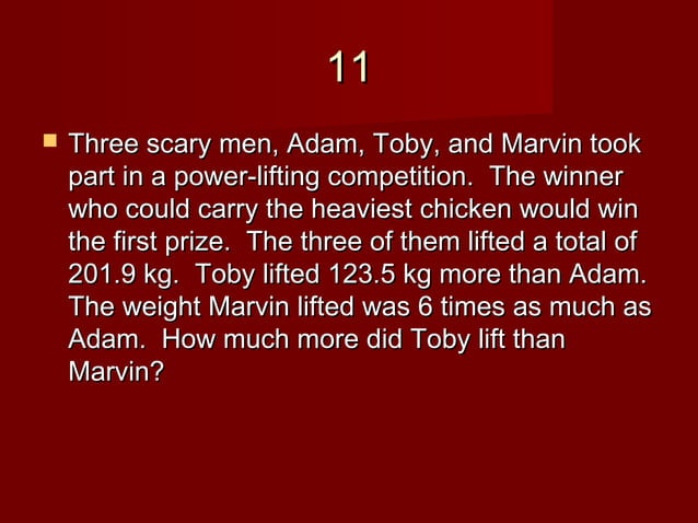 Word problem wednesday[1] | PPT