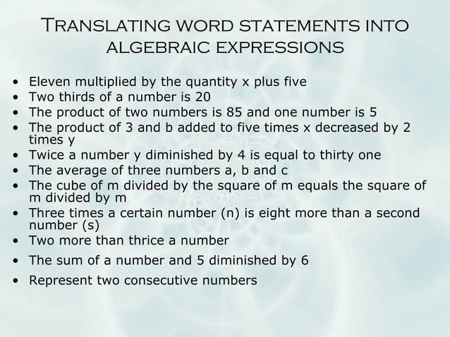 Word Problems Linear | PPT