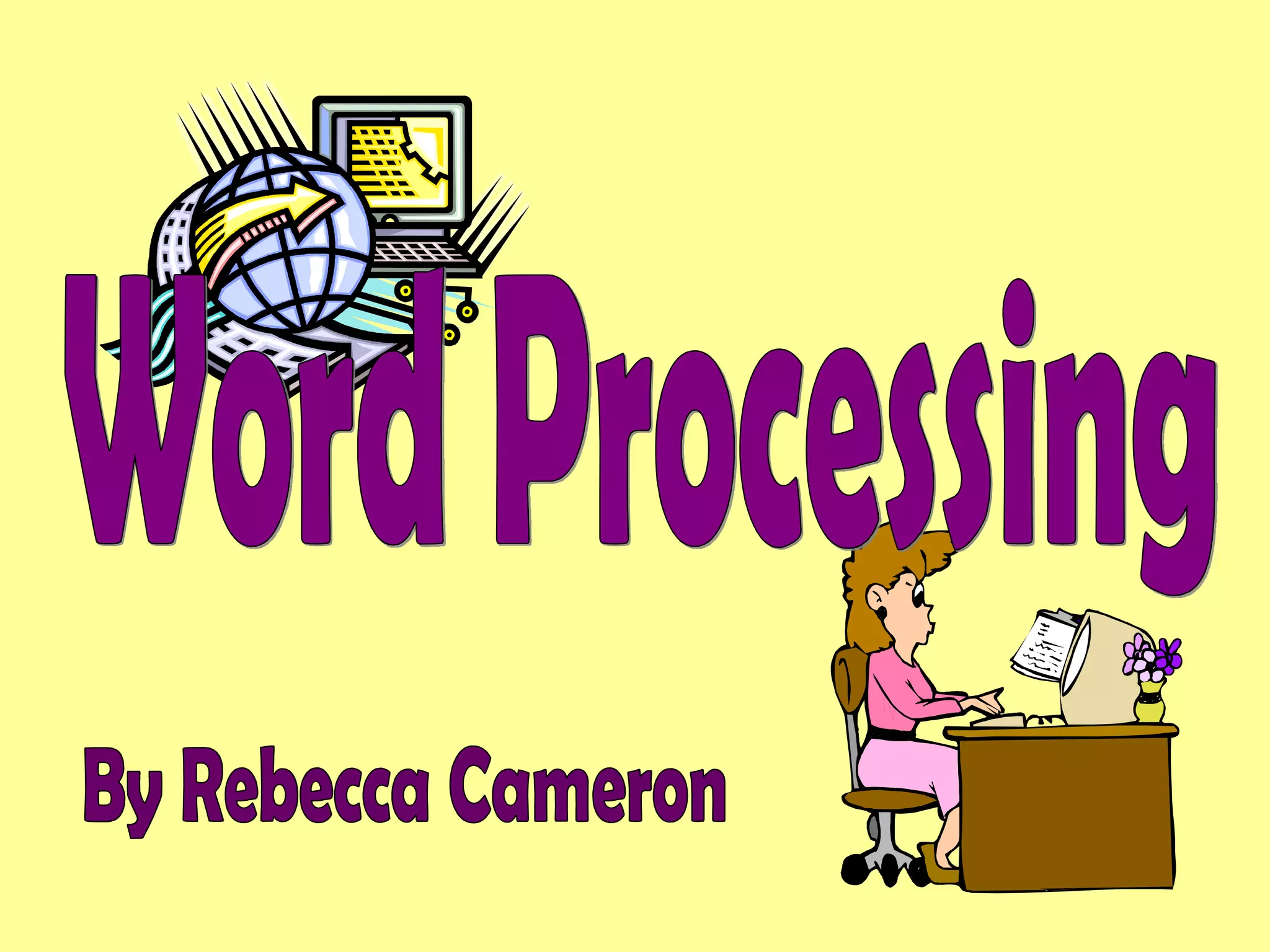 The Word Processor | PPT | Desktop Publishing | Computer Software and ...