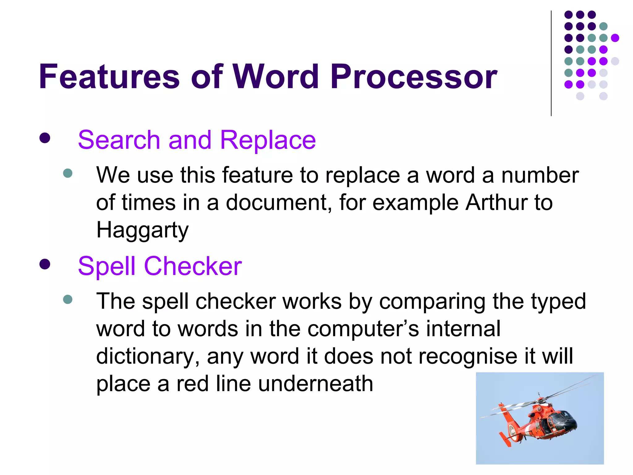 Word Processing Slides | PPT