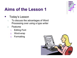 Word Processing Slides | PPT