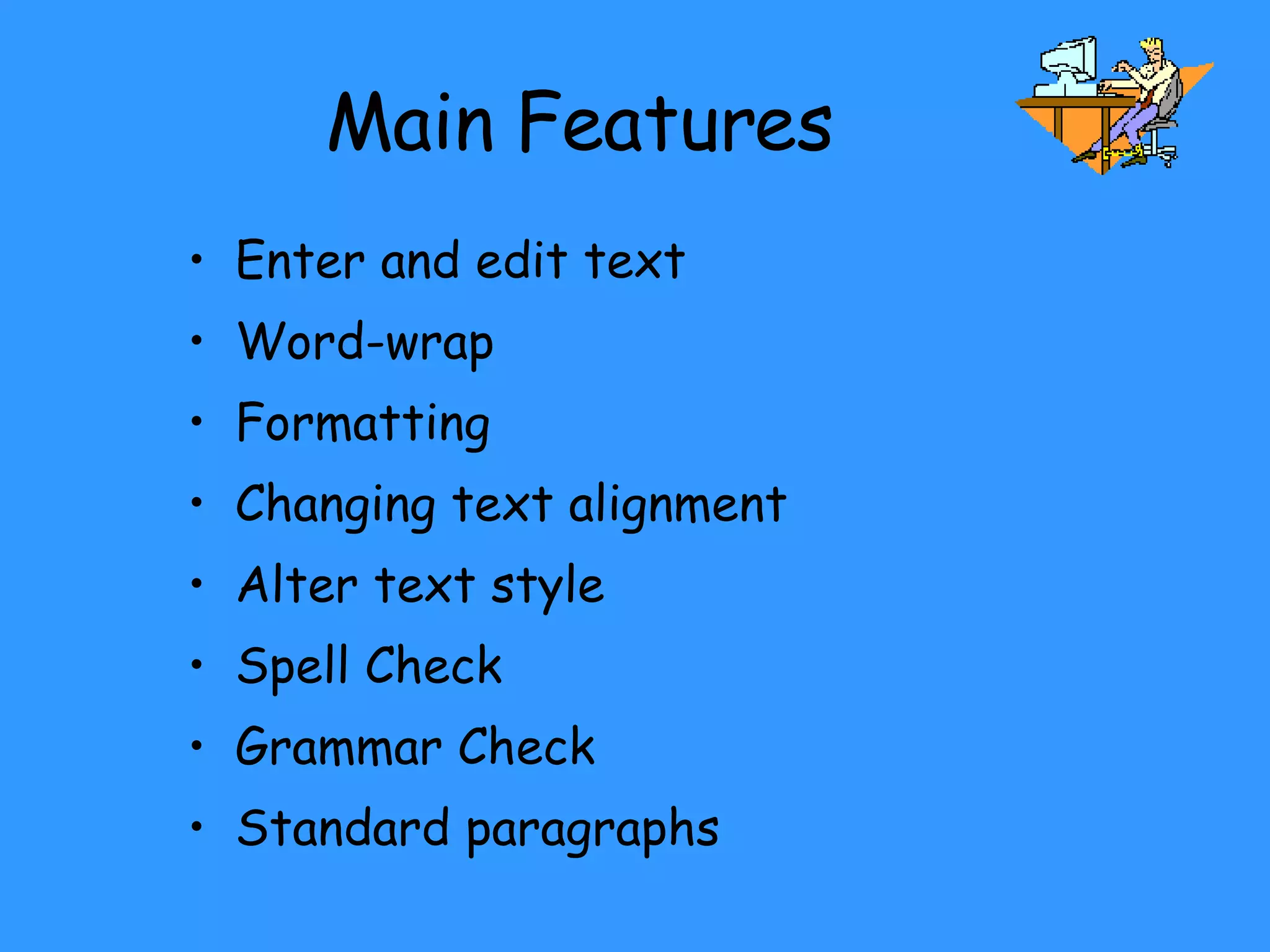 Word Processing Slideshow | PPT