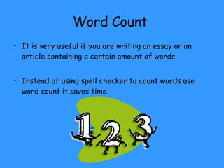 Word Processing Slideshow | PPT