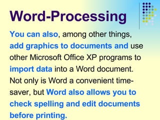 Word Processing | PPT