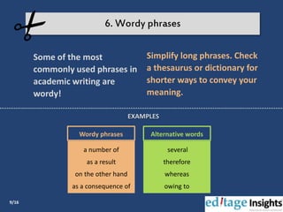 10 tips to help you reduce the length of your research paper | PPT ...