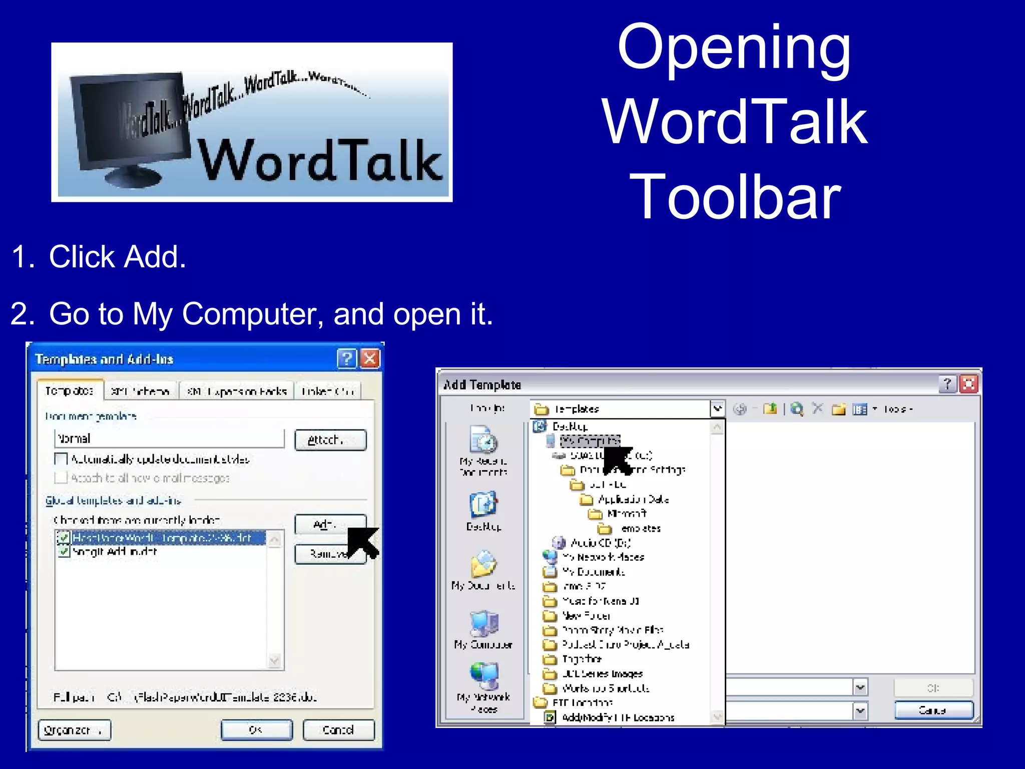 Word Talk Tutorial | PPT