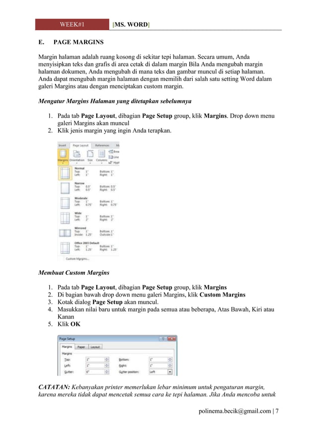 Word#1. ribbon format dokumen | PDF