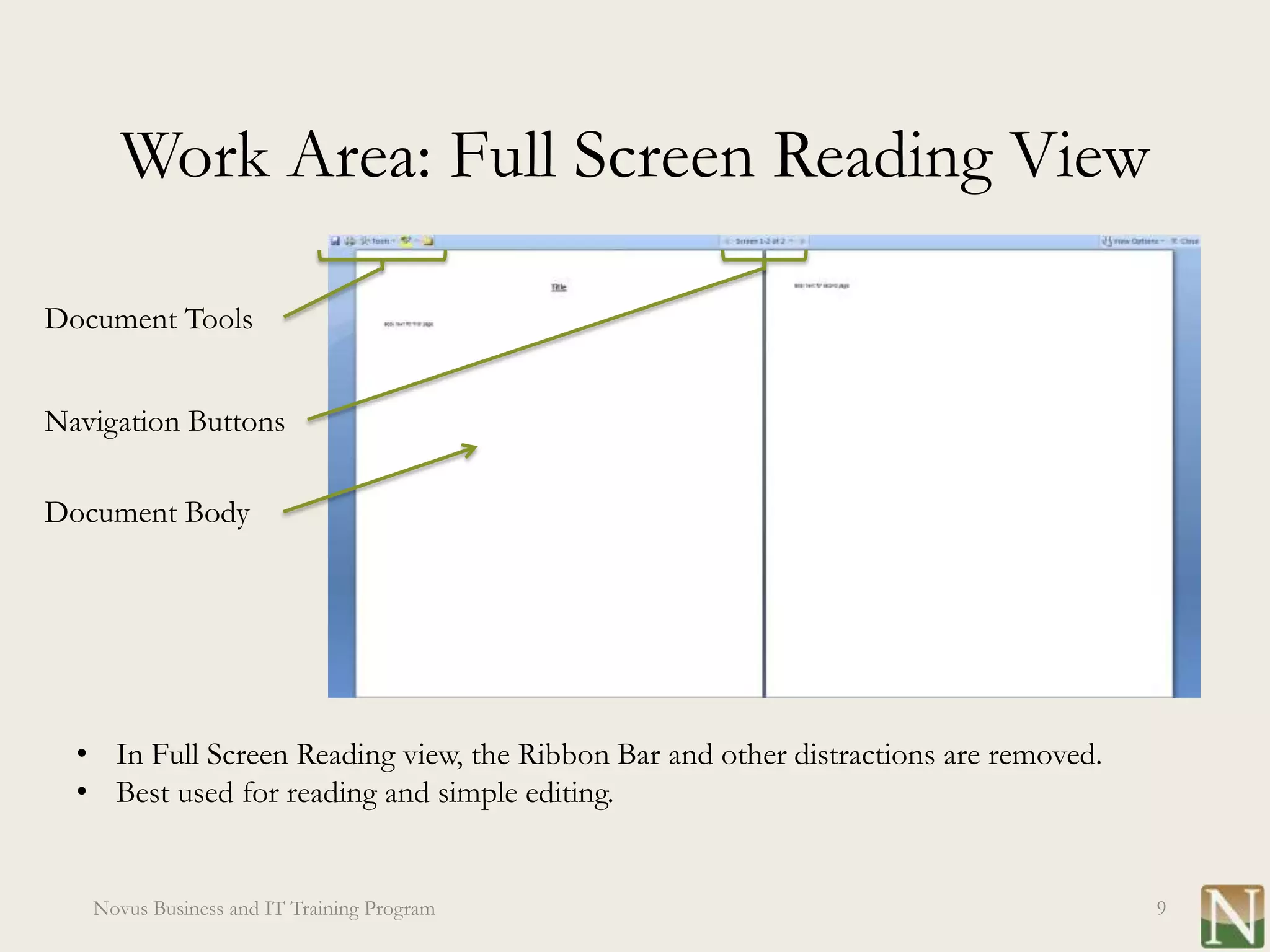 Word Lesson 1: Word Basics | PPTX