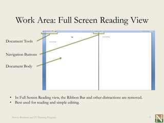 Word Lesson 1: Word Basics | PPTX